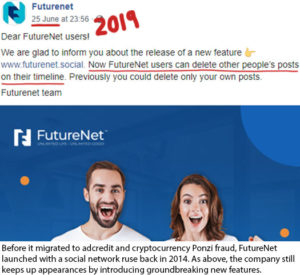 FutureNet announces Ponzi reboot through FuturoCoin fork